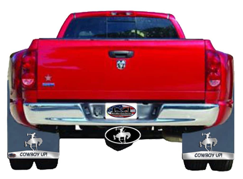 Dually Rear Mud Flaps Dodge 2005-Current 20″ Wide Stainless Steel ...