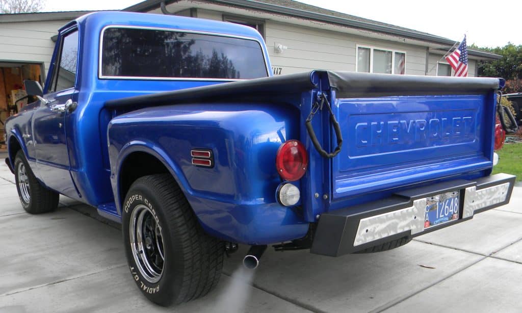 Chevy Bumper Stepside 1950-1987 Rear Small Bow Tie Bumper For Chevy ...